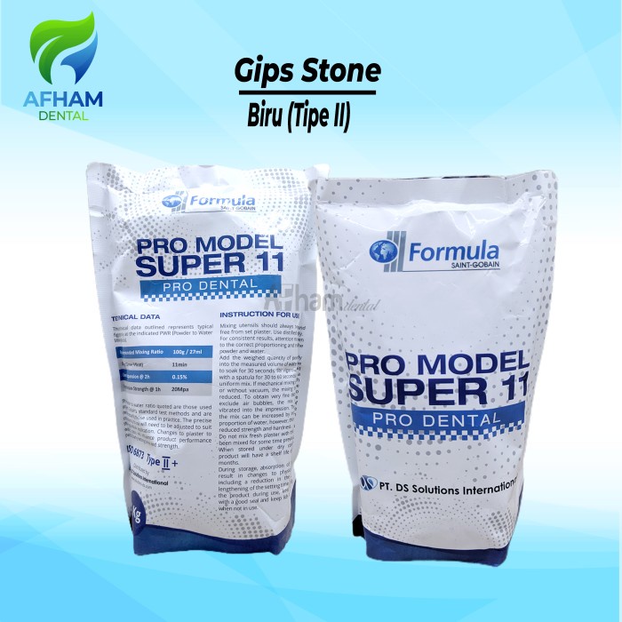 Jual behel- dental gips stone moldano probase type 2(biru) -behel ...