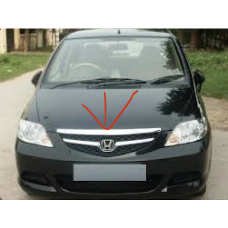 Jual List Chrome Grill Kap Mesin Honda City GD8 2003 2004 2005 | Shopee ...