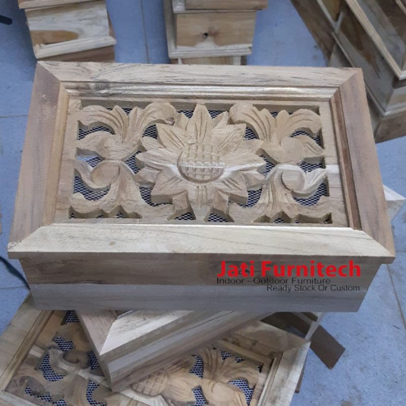 Jual Loster Kayu Jati // Fentilasi Rumah // Uk 20x30 | Shopee Indonesia