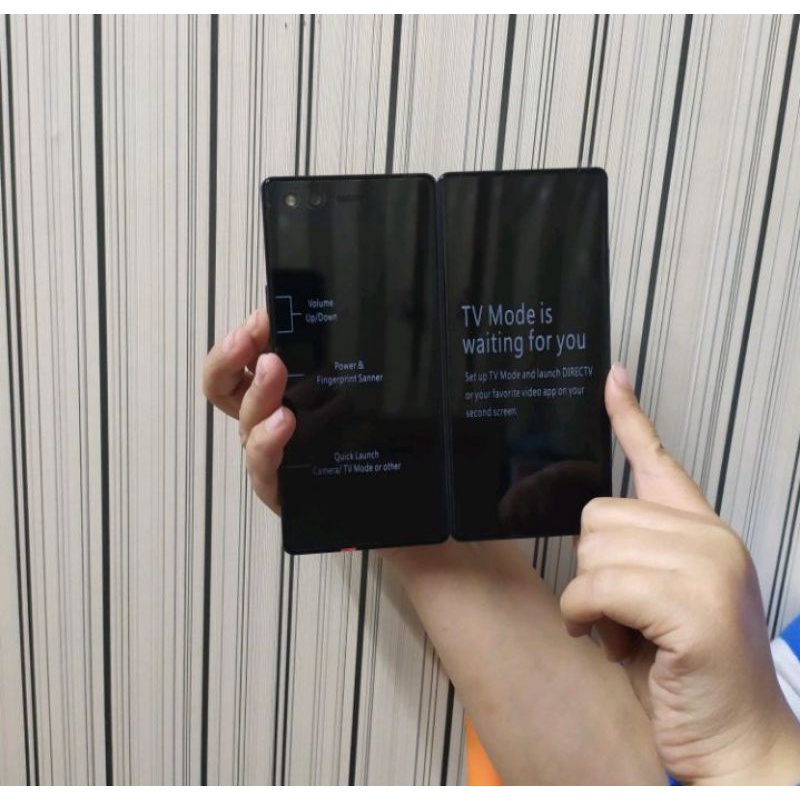 Jual hp lipat 2 layar hp dual screen hp zte axon mram 4gb sinyal rgb ...