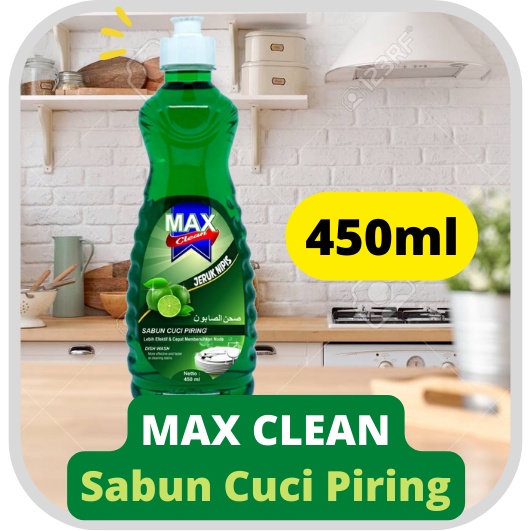 Jual MAX CLEAN Sabun Cuci Piring 210ml, 450ml, dan 800ml | Shopee Indonesia