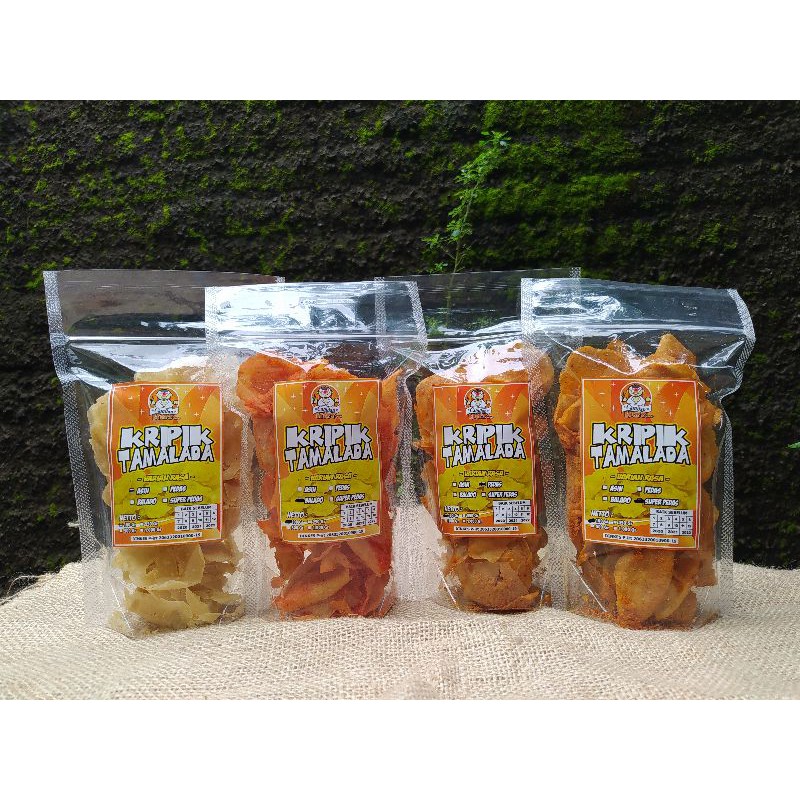 Jual Kripik Tamalada 100gram / cemilan keripik gandum | Shopee Indonesia