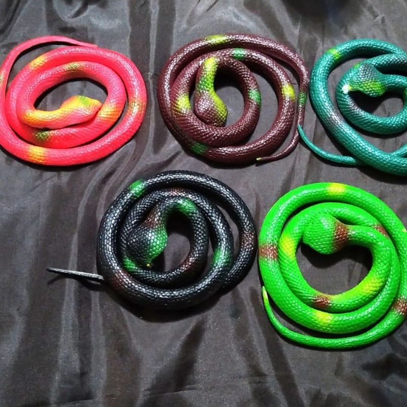 Jual mainan ular karet 67cm prank | Shopee Indonesia