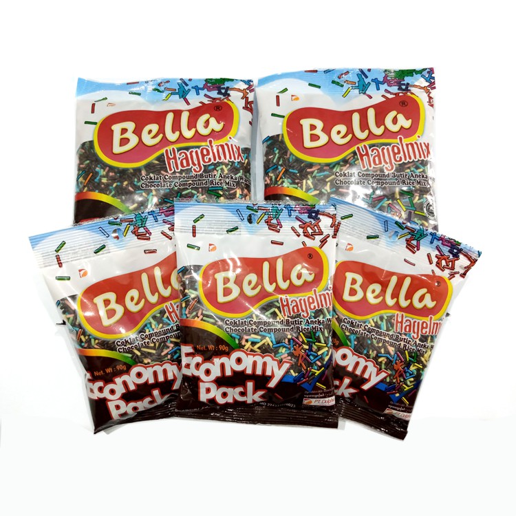 Jual Meses Coklat Warna Warni BELLA 225 Gram / 90 Gram - Misis / Meises ...