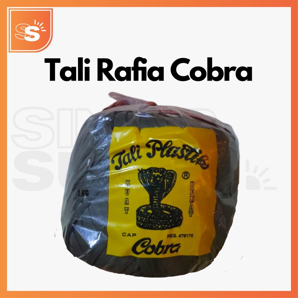 Jual Tali Rafia Cobra Hitam 7ons / Tali Rafia Plastik / Tali Rafia 1 ...