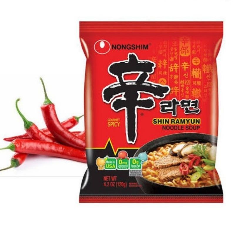 Jual Nongshim Shin Ramyeon Ramyun Ramen Mie Instan / Mie Neoguri / Mie ...