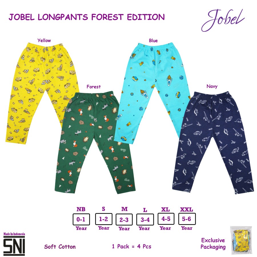 Jual Jobel Long Pants - Forest Edition (0-6 tahun) | Shopee Indonesia