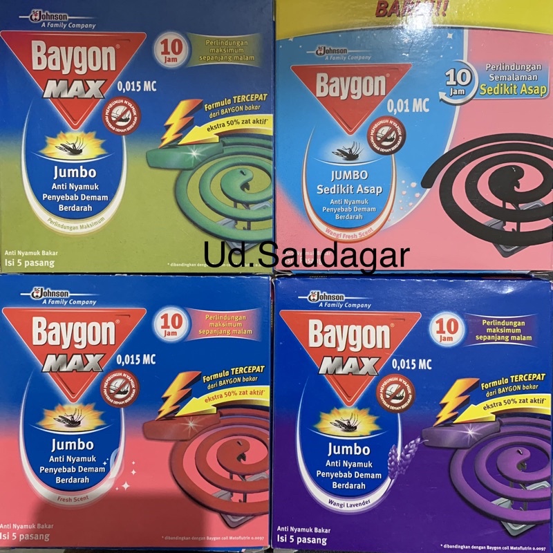 Jual Baygon Max Obat Nyamuk Bakar Jumbo Isi 5 Pasang | Shopee Indonesia