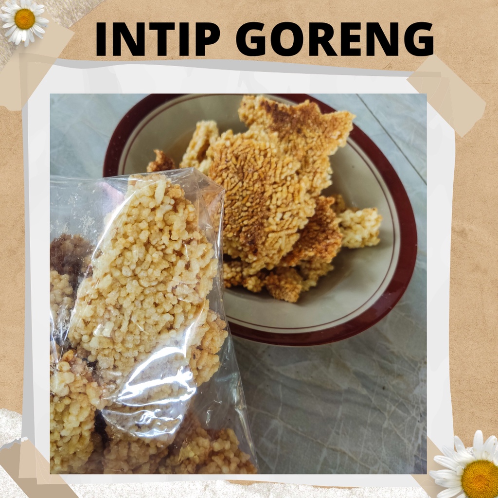 Jual Intip Goreng Asin / Kerak Nasi Makanan Tradisional Daerah 125 gram ...