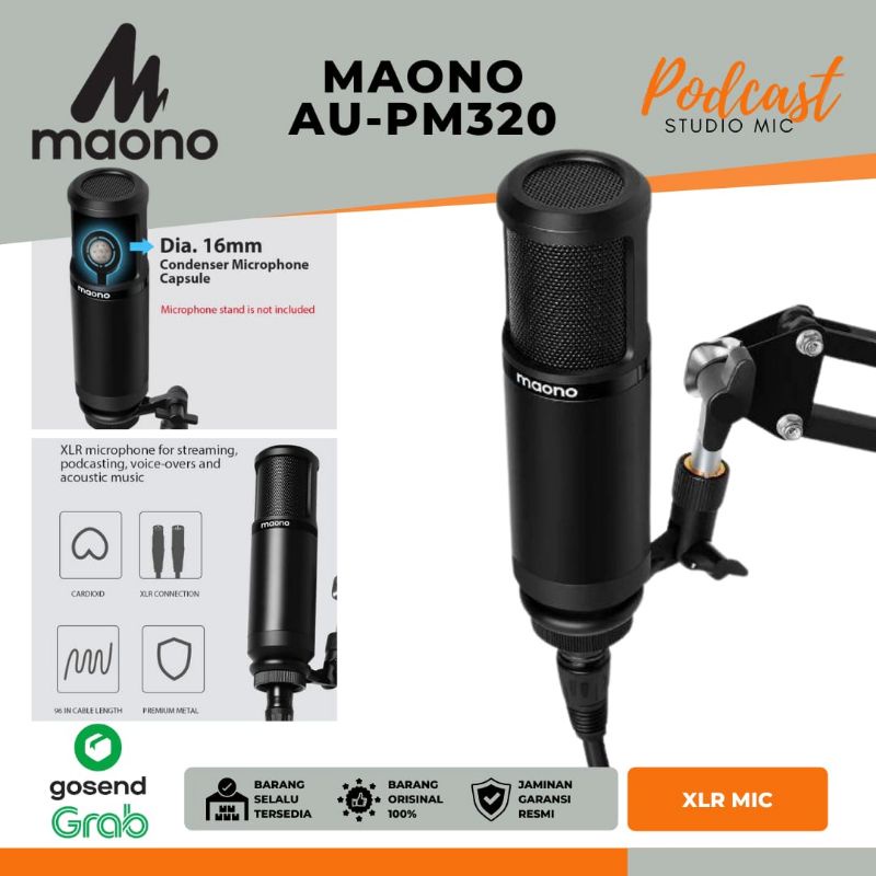 Jual MAONO AU-PM320 CONDENSER MIC | Shopee Indonesia
