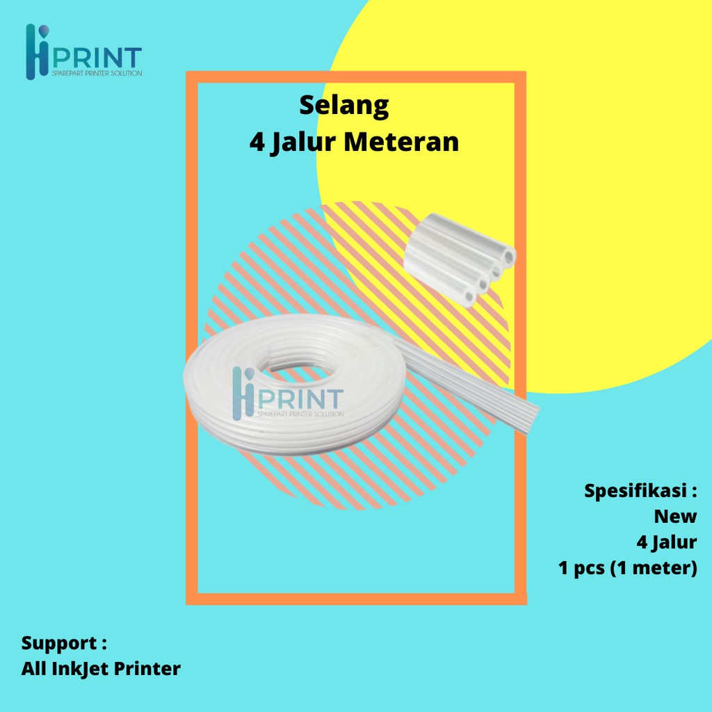 Jual Selang CISS Infus 4 Jalur Meteran, Selang Tabung Infus Printer ...