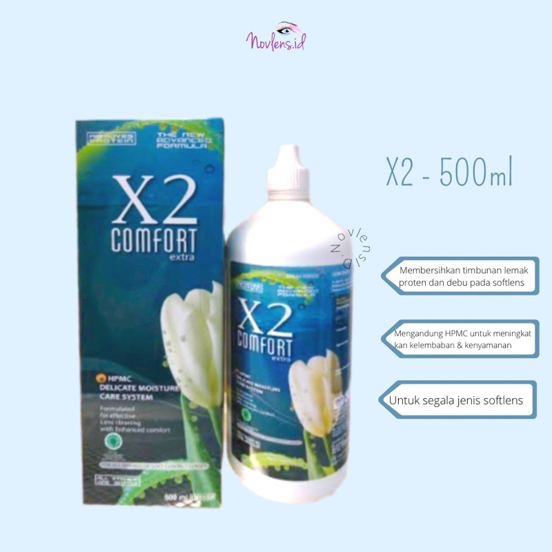 Jual Air rendaman softlens X2-500ml | Shopee Indonesia