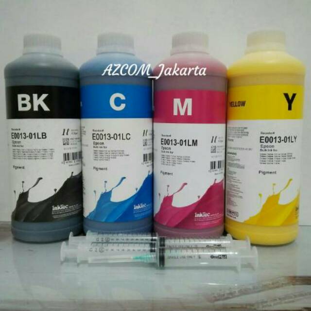 Jual TINTA ISI ULANG / REFILL PIGMENT INKTEC PRINTER EPSON ( ISI 1 ...