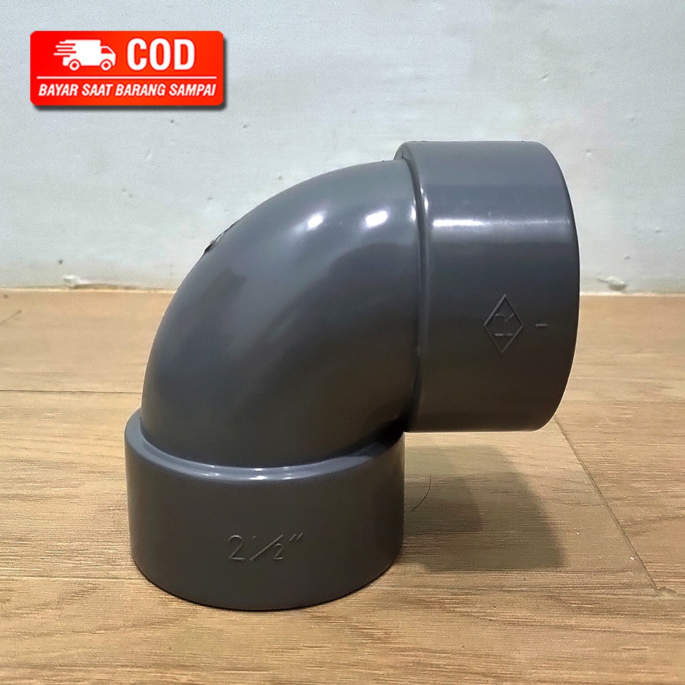 Jual ELBOW / KNEE PIPA PVC 2.5 INCH RUCIKA (D) | Shopee Indonesia