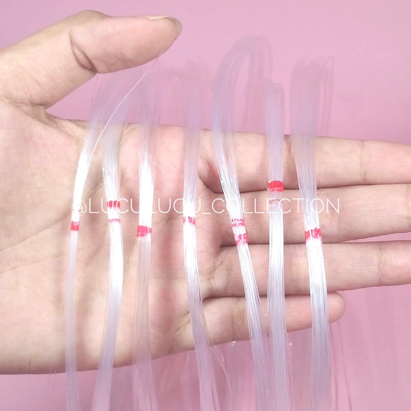 Jual Senar Non Elastis / Tali Benang Senar Pancing Nylon Nilon Payet ...