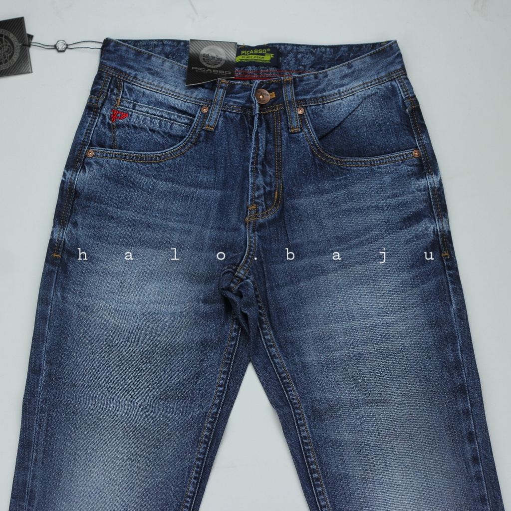Jual PICASSO SLIMFIT EDITION (PS904A - BLEACH MED) Celana Levis Picasso ...