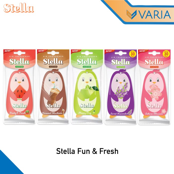 Jual Stella Fun n Fresh Air Freshener Pengharum Ruangan Mobil Gantung ...