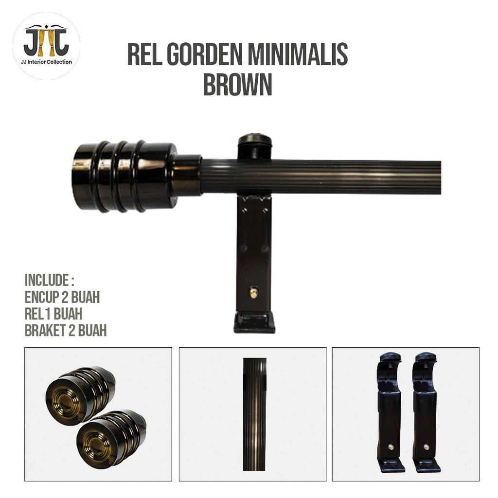Jual Tiang Gorden Minimalis Satu Set Rel Batang Gorden berkualitas ...