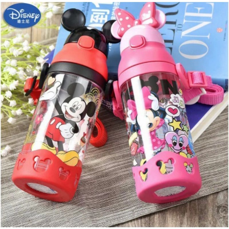 Jual botol minum anak ori disney karakter minnie Mickey mouse 500 ml | Shopee Indonesia