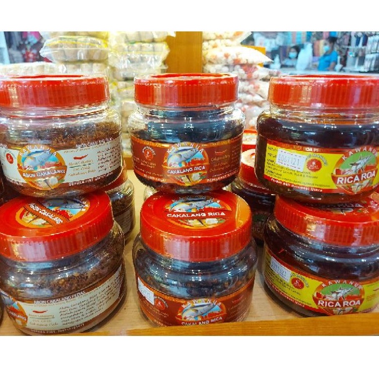 Jual Kawanua Abon Cakalang , Cakalang Rica, Rica Roa / Sambal Roa Asli Manado toples Bulat Besar ...