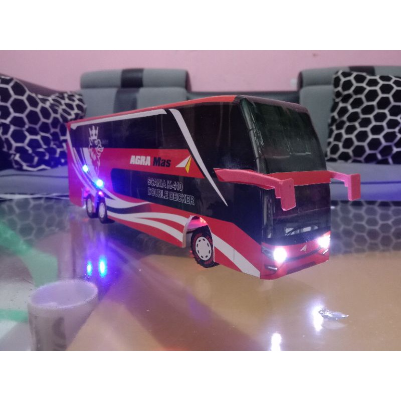 Jual miniatur bus/bis mainan ukuran 28cm,Agramas, Haryanto restu ...