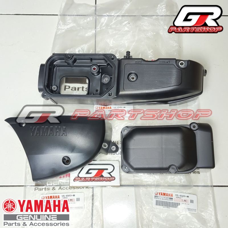 Jual COVER CVT SET 3 PCS MIO SPORTY SMILE ORI YGP CAVER ATAS SAMPING ...