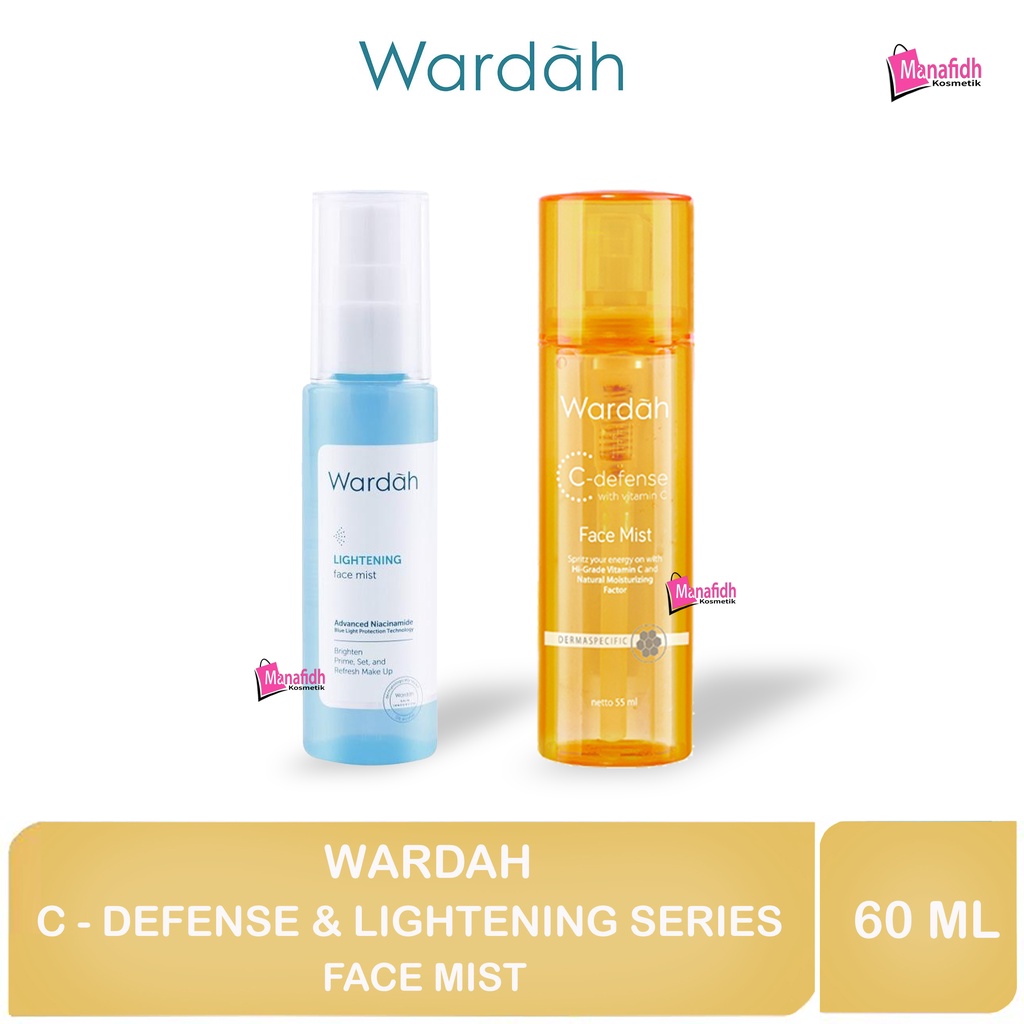 Jual Wardah Face Mist C Defence & Lightening Series 60ml | Shopee Indonesia