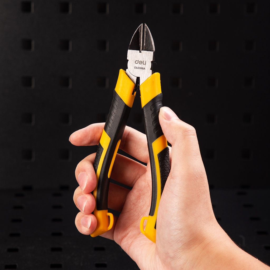 Jual Deli Plastic Cutting Nippers / Tang Potong Kawat 5 dan 6 Inch ...