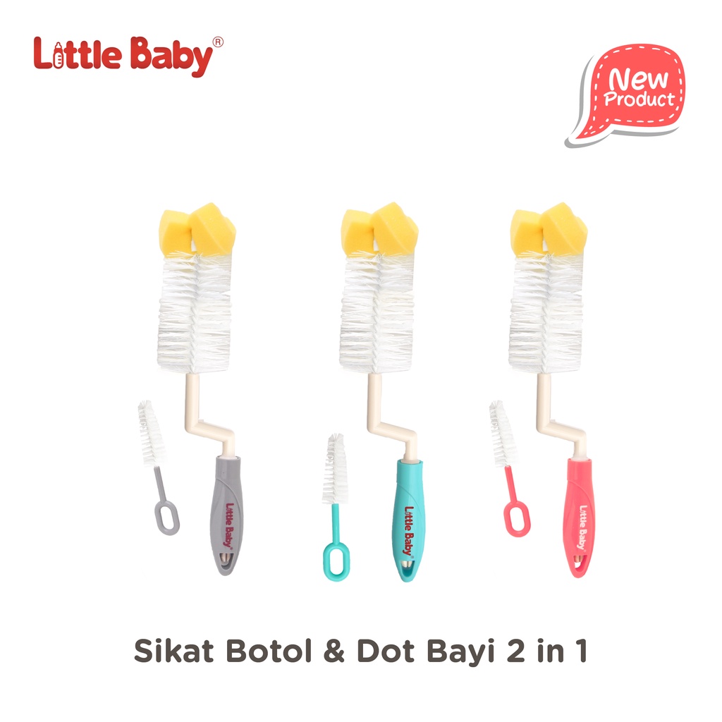 Jual Little Baby - Sikat Botol & Dot Bayi Isi 2 | Shopee Indonesia
