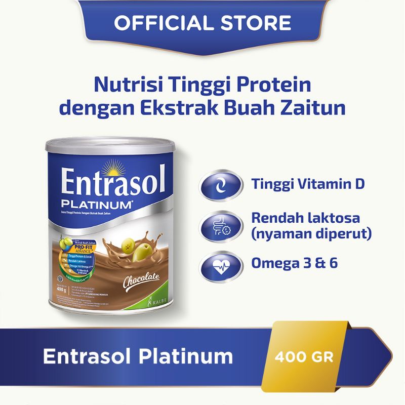 Jual Entrasol Platinum Chocolate 400gr | Shopee Indonesia