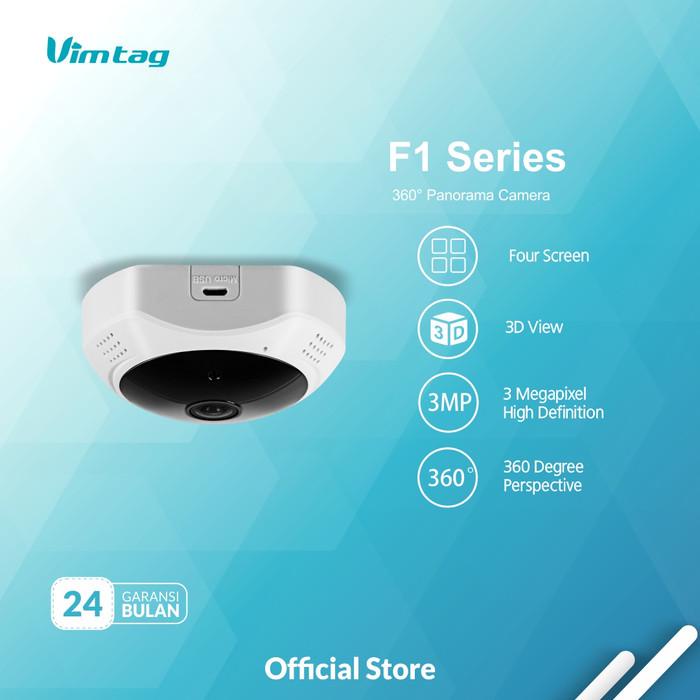 Jual Ip Cam [Resmi] Vimtag F1 Series Cctv Wifi Ip Cam 3Mp Panoramic ...
