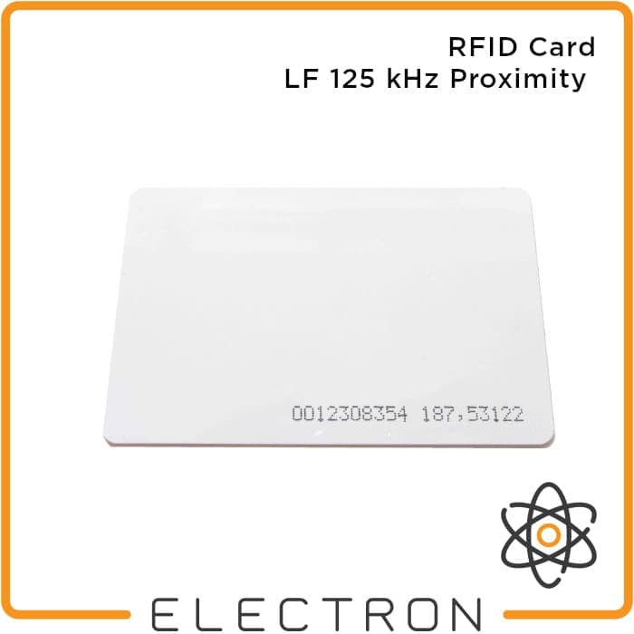 Jual 125kHz LF RFID Proximity Card untuk Absensi- Door Access Kartu ...