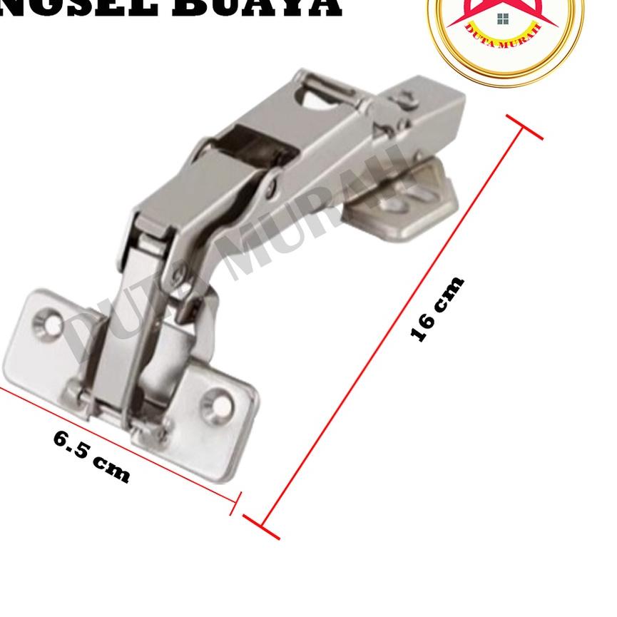 Jual *SALE* Engsel Sendok Hidrolik Lemari Pintu LURUS 180 Derajat ...