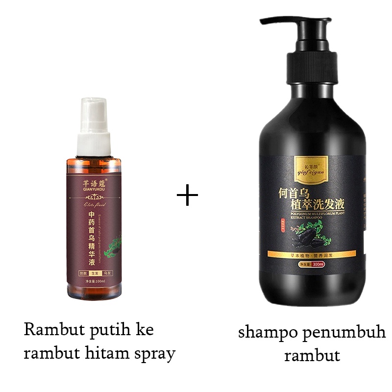 Jual Hitam spray Hair growth serum spray Anti tonik rambut rontok ...