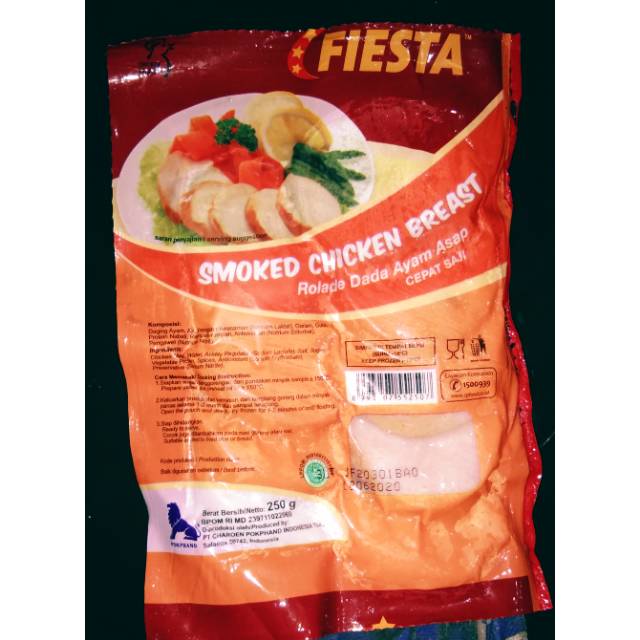 Jual fiesta smoked chicken breast 250gr | Shopee Indonesia