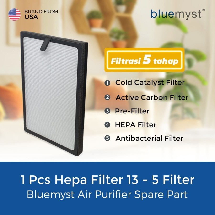 Jual BLUEMYST Filter Air Purifier HEPA 13 + CARBON + COLD CATALYST ...