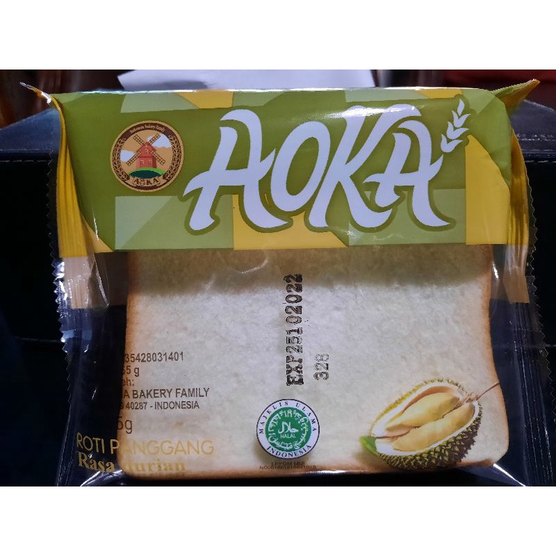 Jual Roti Tawar Lapis Isian Aoka Roti Panggang Viral Satuan Shopee