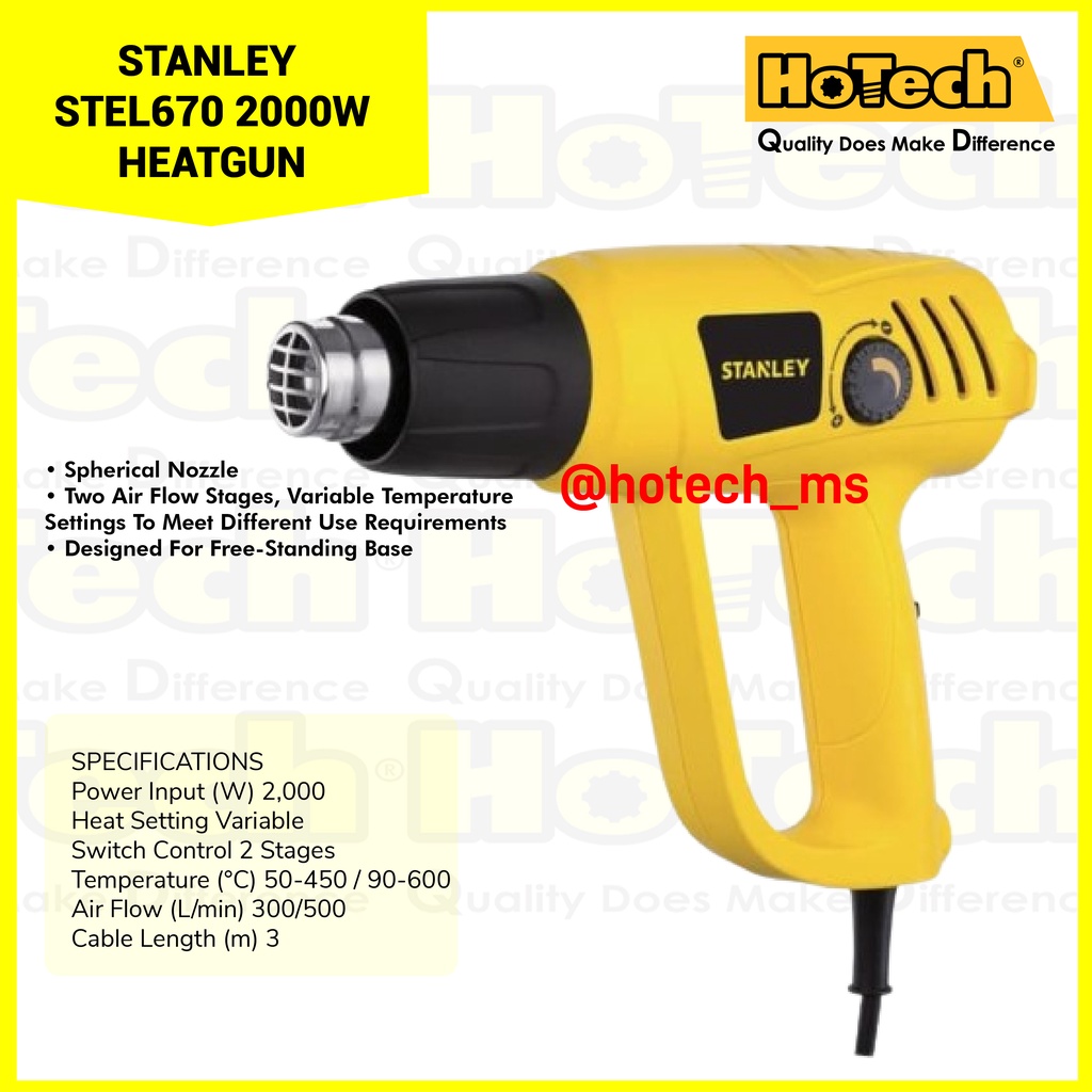 Jual STANLEY | STEL670 2000W - HEATGUN | Shopee Indonesia