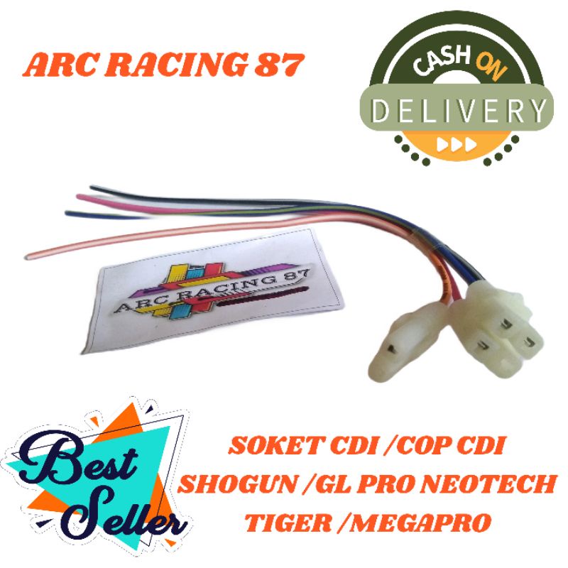 Jual SOKET SOCKET COP CDI SHOGUN /GL PRO NEOTECH /TIGER /MEGAPRO ...