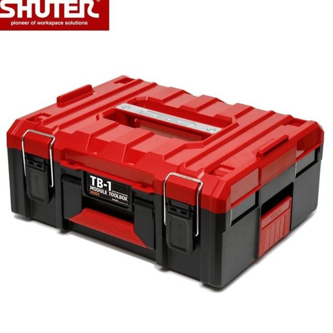 Jual TOOLBOX PERKAKAS 15L STACKABLE TOOL BOX 1 TRAY METAL LOCKS SHUTER TB-1 DFGDF6546C | Shopee ...