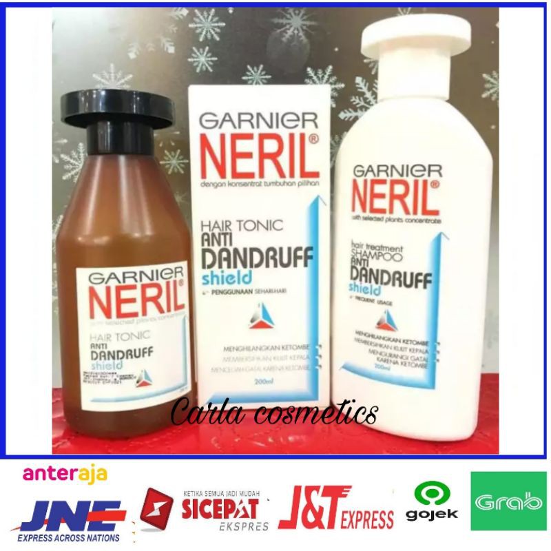 Jual GARNIER NERIL ANTI DANDRUFF SHAMPOO & HAIR TONIC 200ML ( PAKET ...