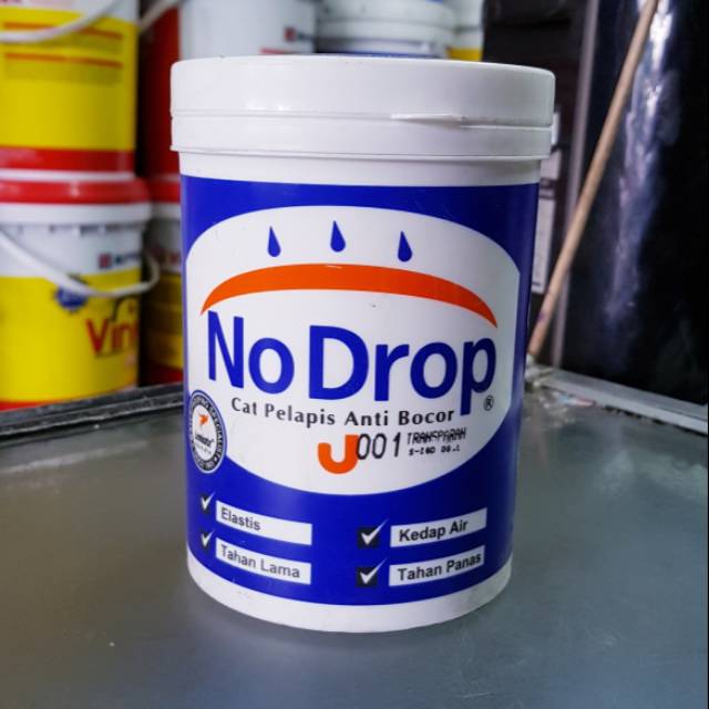 Jual Cat anti bocor NO DROP 1 kg waterproof / pelapis tembok dinding waterproofing | Shopee ...