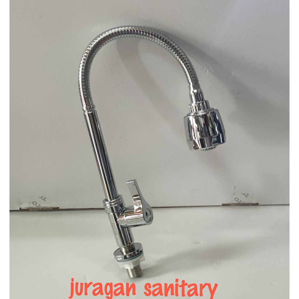 Jual KERAN AIR KRAN LEHER ANGSA MEJA / FLEXIBLE / KRAN CUCI PIRING | Shopee Indonesia