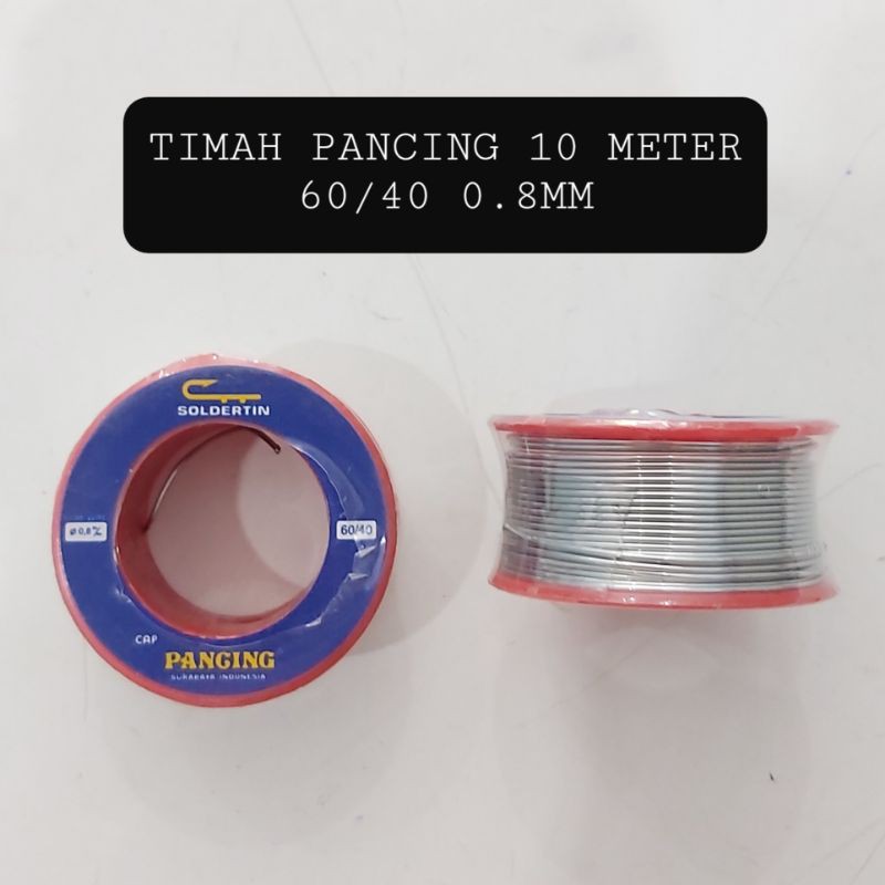 Jual PANCING Timah Rol KECIL 10 Meter 60/40 Diameter 0,8MM | Shopee ...