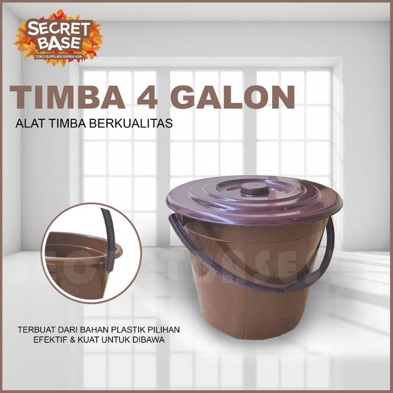 Jual TIMBA AIR TUTUP - Gagang / Timba / Ember Tutup / Ember Plastik ...
