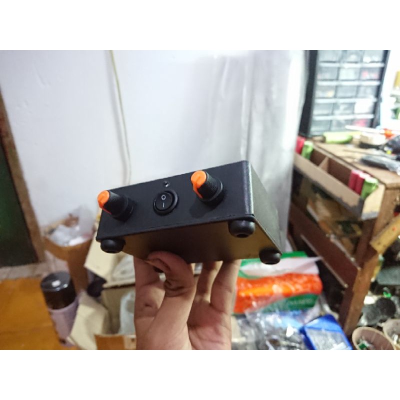Jual Power Ampli Amplifier Mini 5volt Stereo Type V1.0 Input AUX Cocok ...