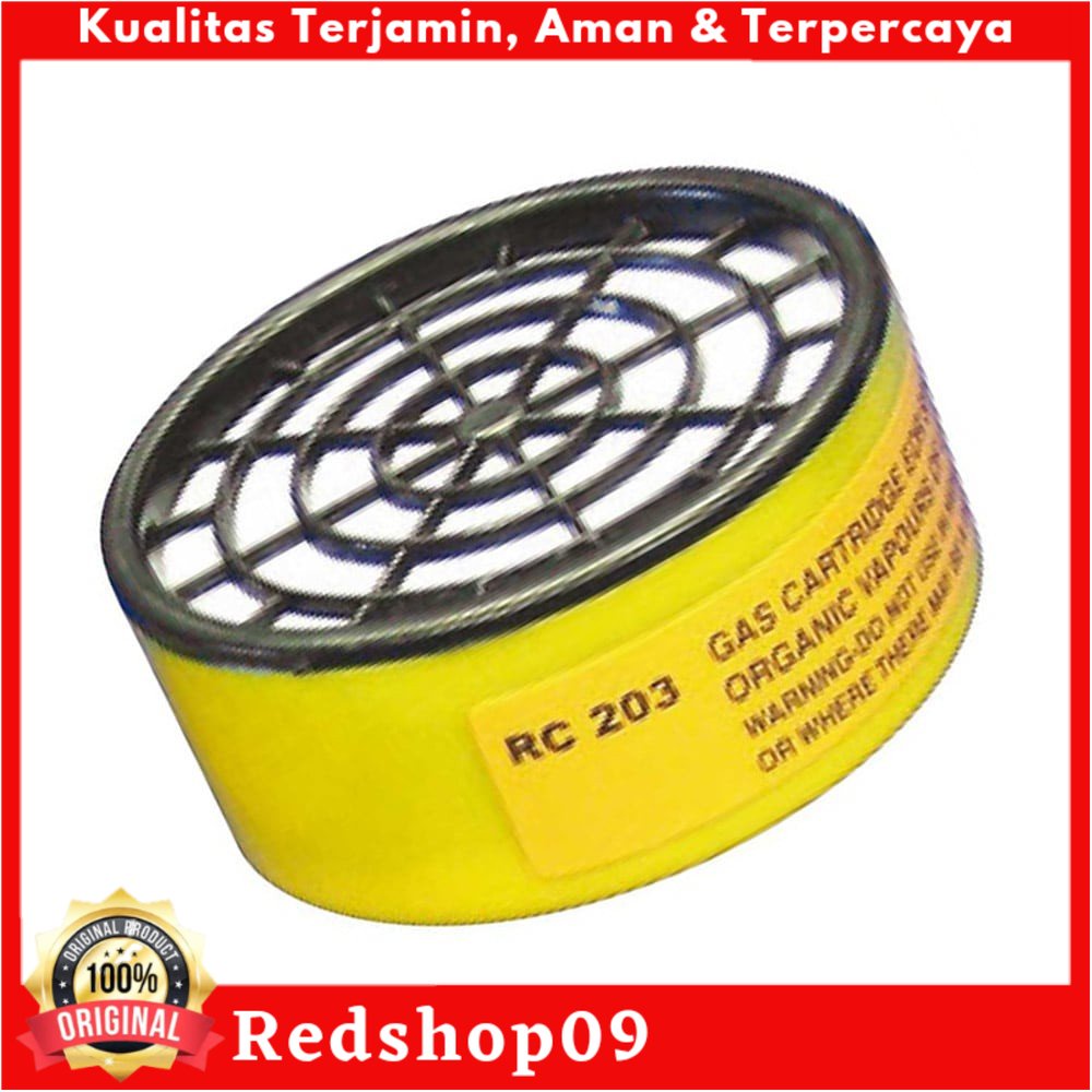 Jual Krisbow Filter Uap Organik Dan Asap Cat Masker Respirator | Shopee ...