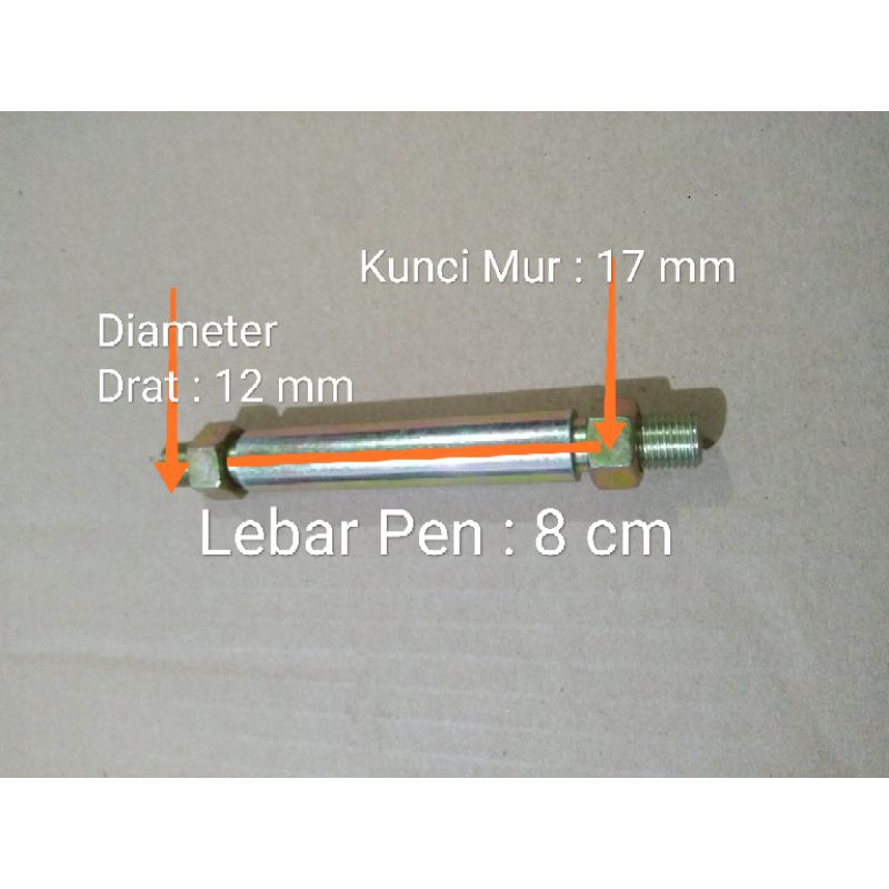 Jual Baut Pen Bawah Pendek Anting Per Modifikasi L300 Kuda harga Satuan ...