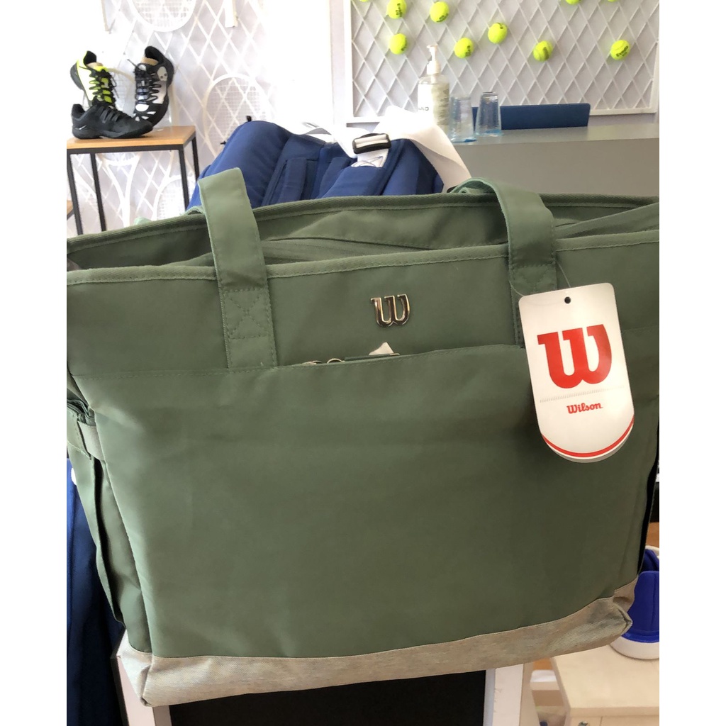 Jual Limited Stock Tas Tenis Tennis Wilson Totebag Green Women Original ...