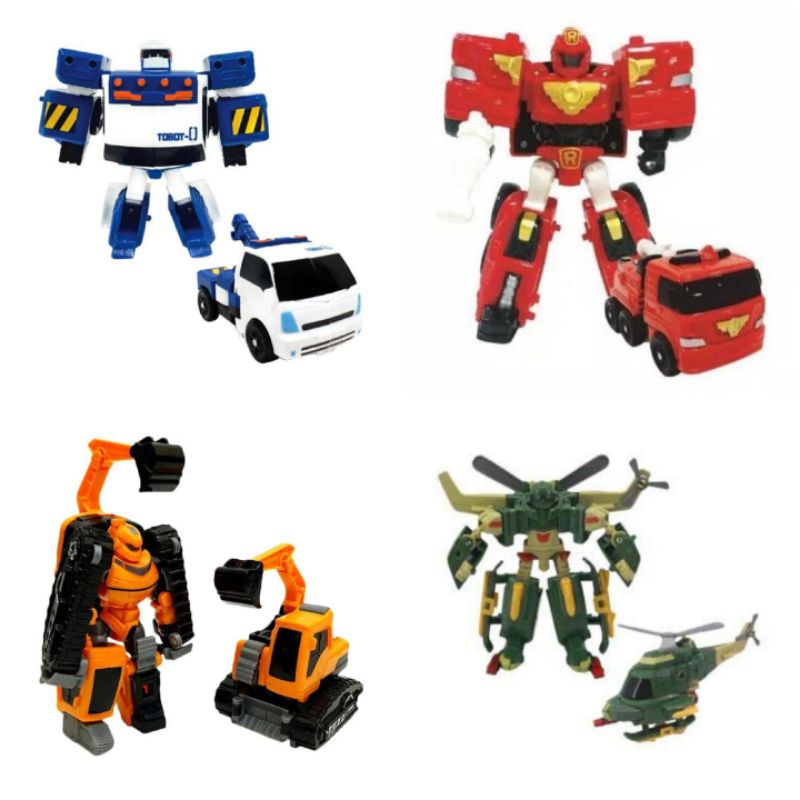 Jual Mainan Robot Toobott Helikopter Truk Pemadam truk derek dan ...